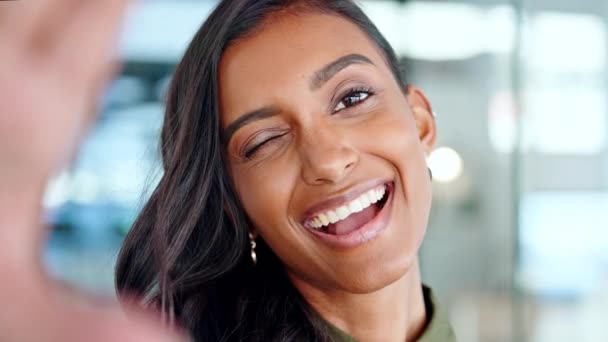 Smiling Beautiful Flirty Female Face Winking Feeling Fun Silly Playful ...