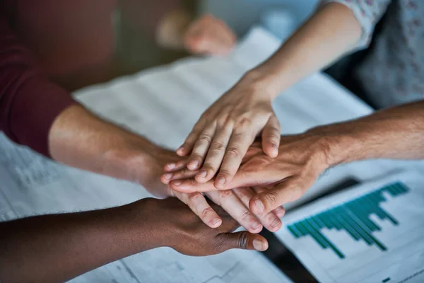 Well all win if we work together. a group of unrecognisable ...