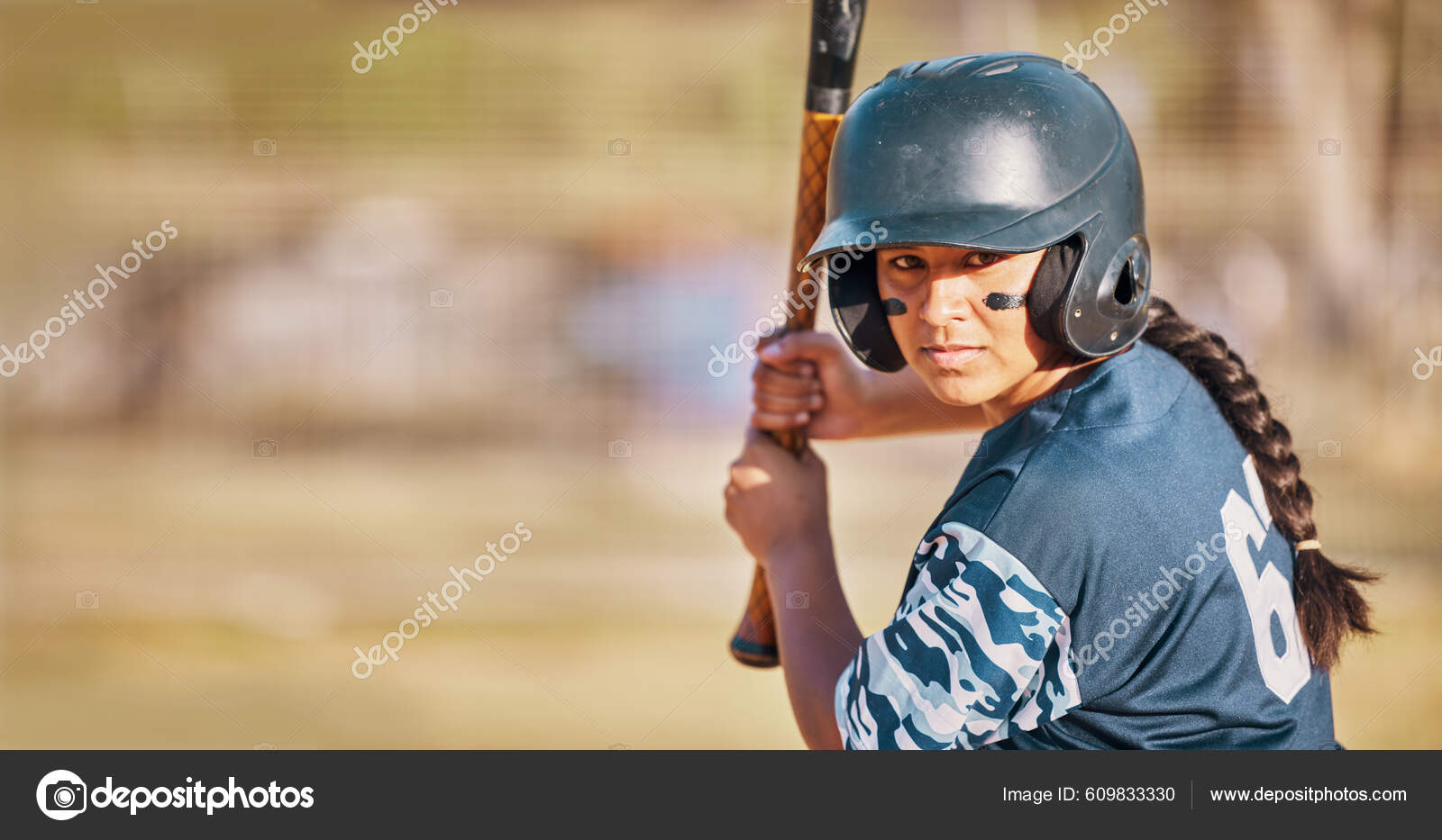 Softball Bat Hitting Ball