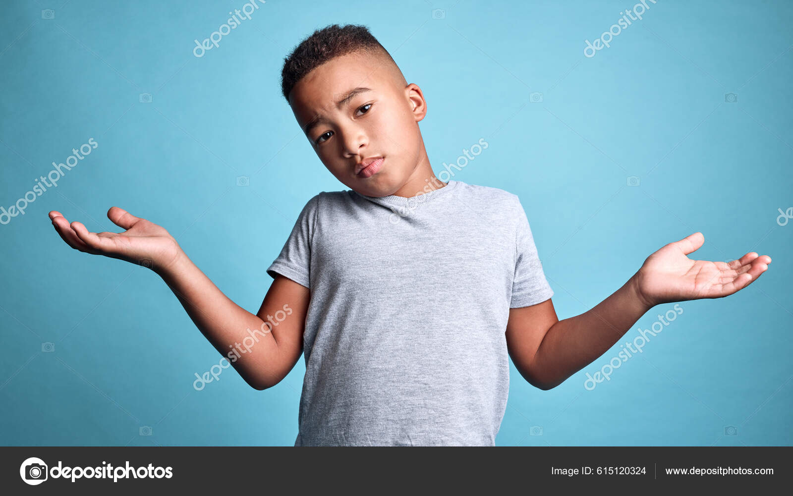 Confused Black Kid