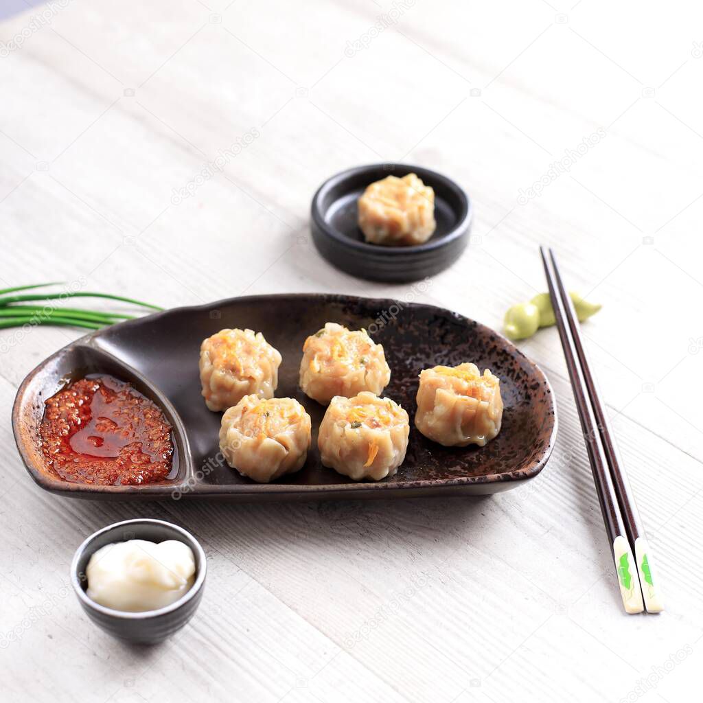 Selected Focus Dimsum es una comida tradicional china, uno de Varian ...