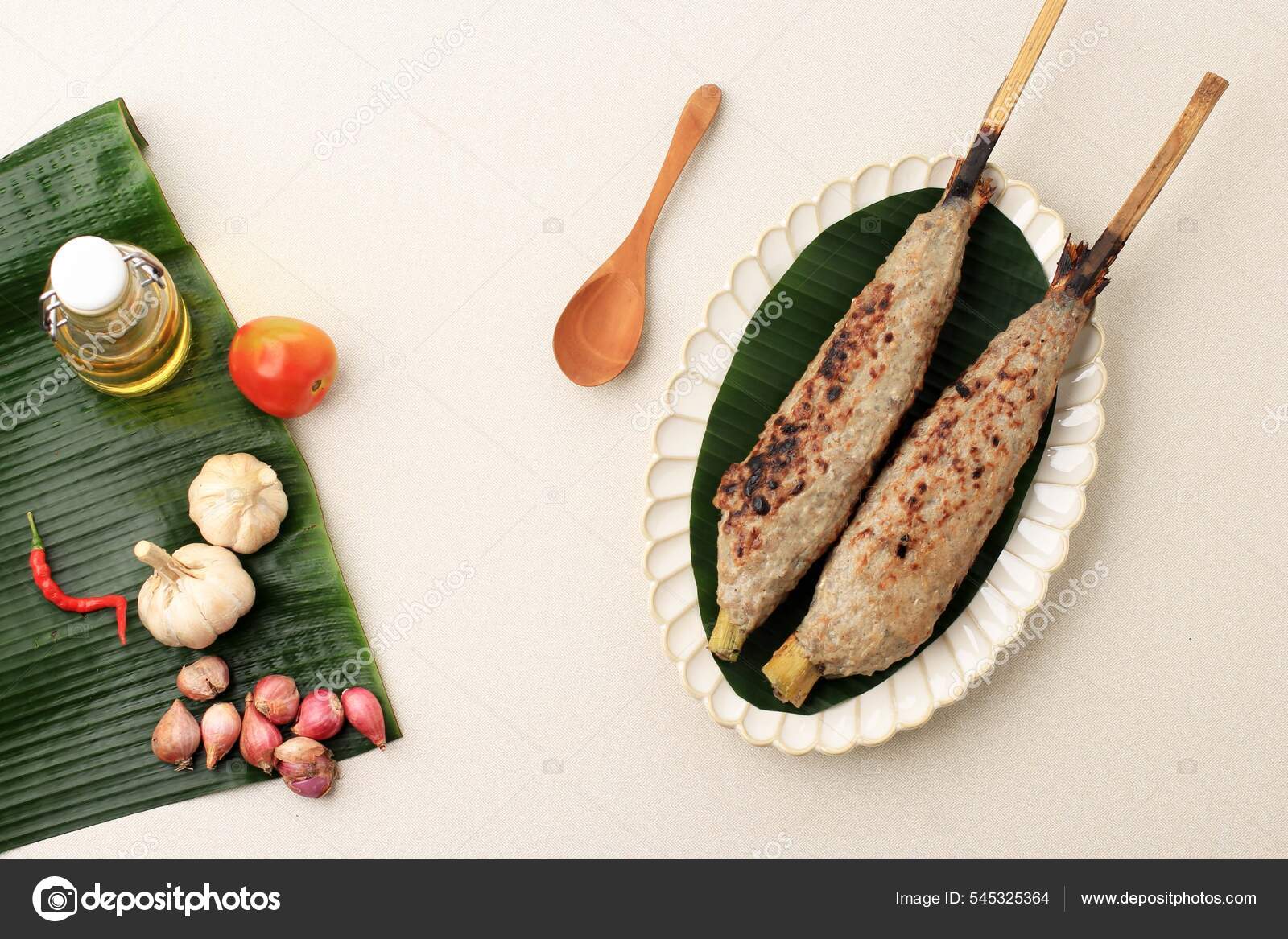 Sate Bandeng Traditional Cuisine Banten Indonesia Sate Bandeng Made ...