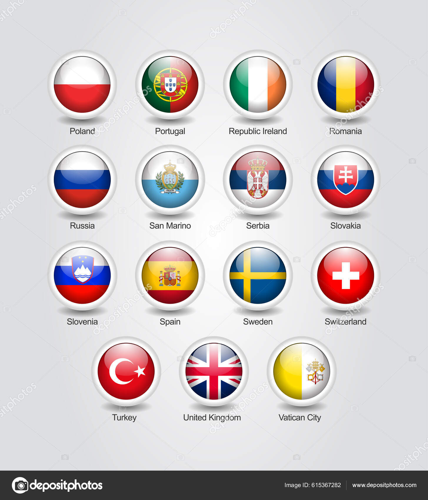 Alle Europeiske Flagg