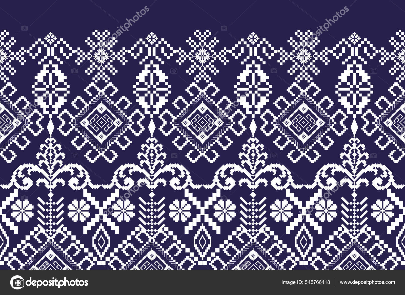 Beautiful Figure Tribal Thai Geometric Ethnic Orientalist Pattern ...