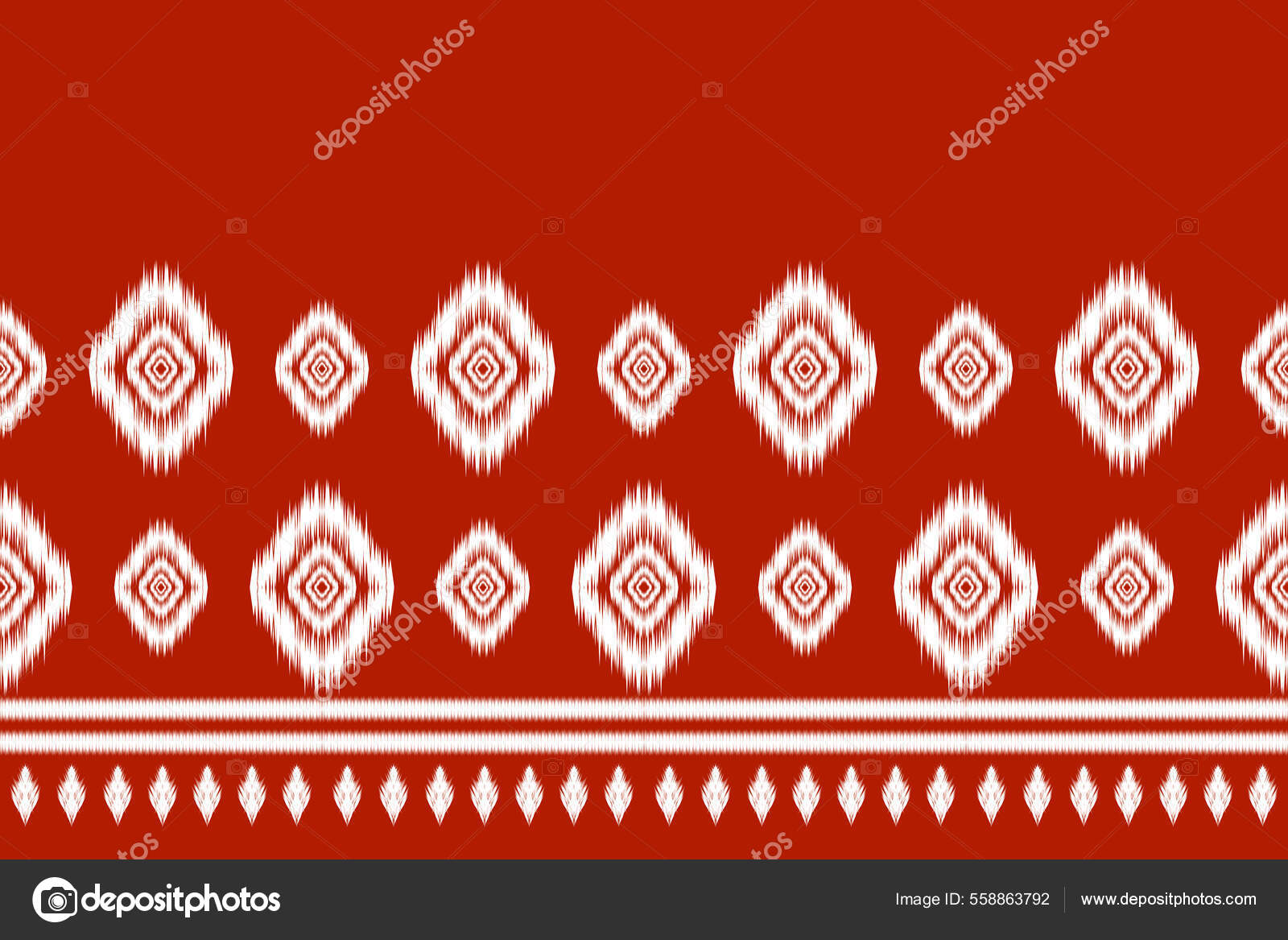 Ikat Pattern Background