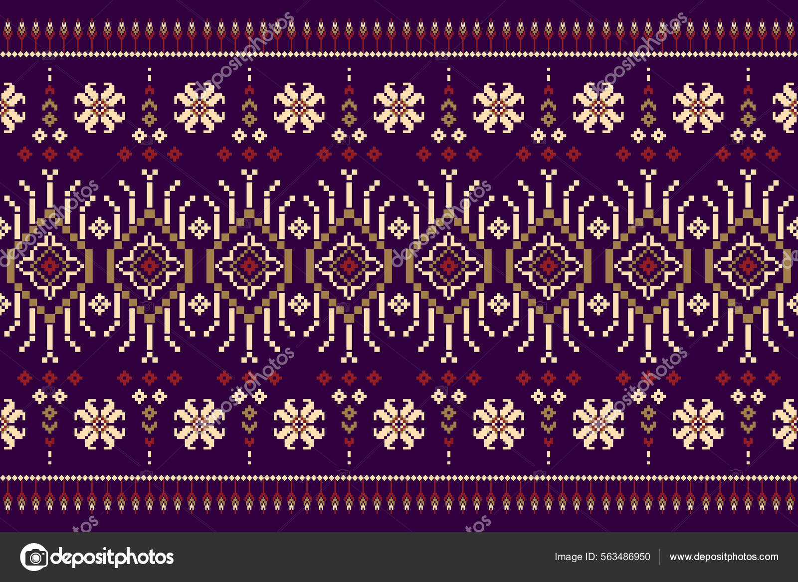 Aztec Purple Background