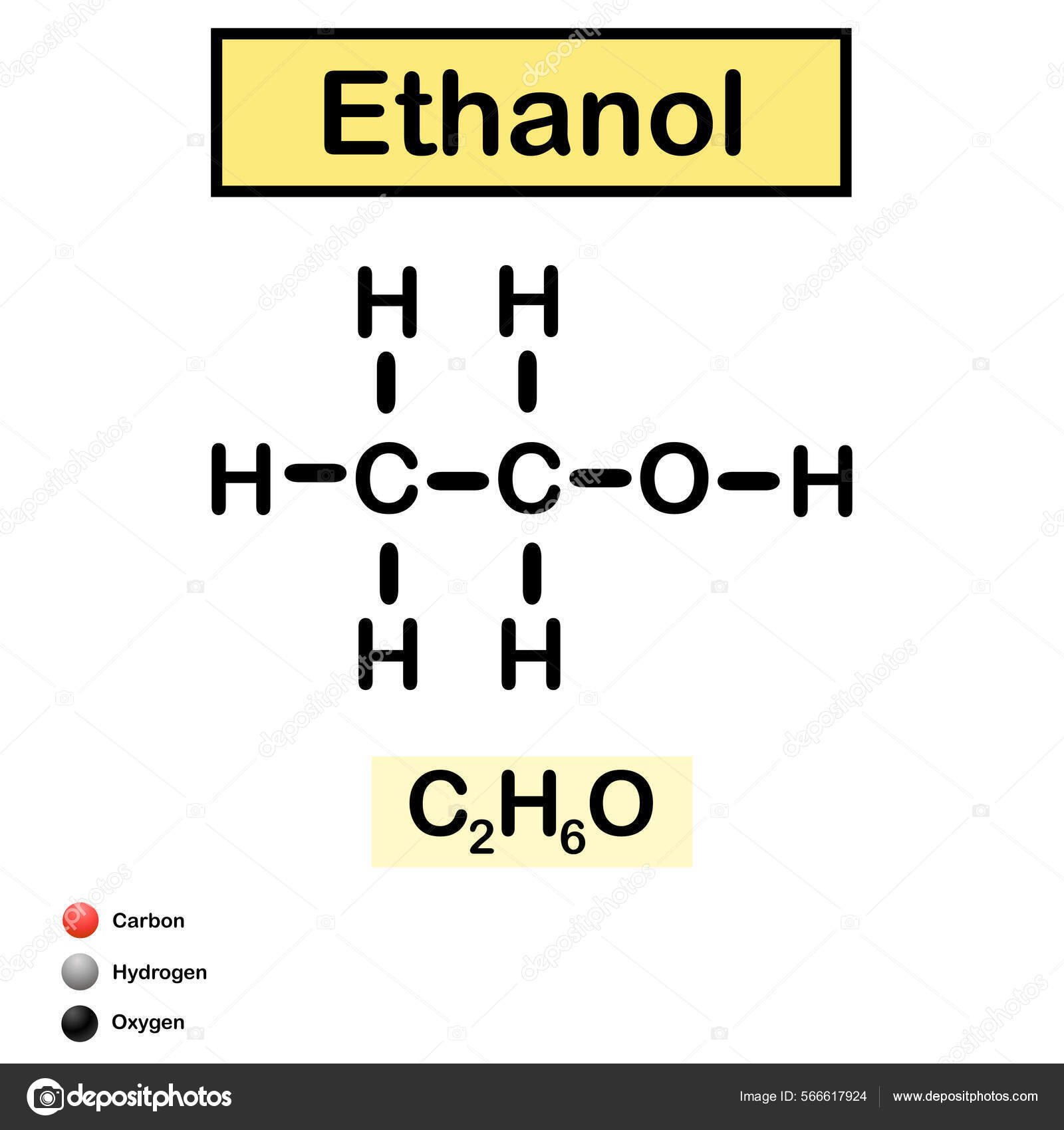 Alcohol Molecule Wallpaper