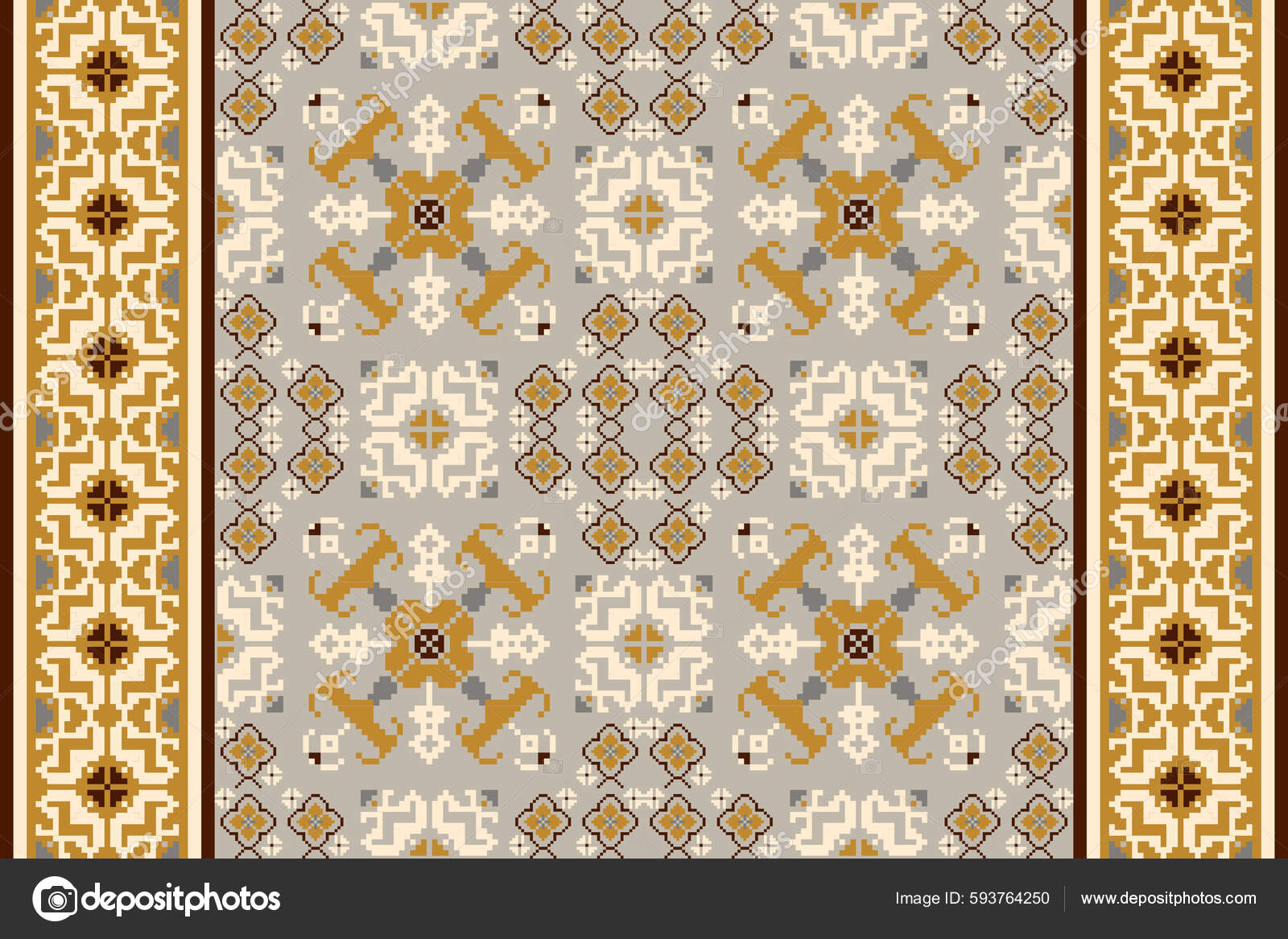 Geometric Ethnic Oriental Seamless Pattern Traditional Background Aztec ...