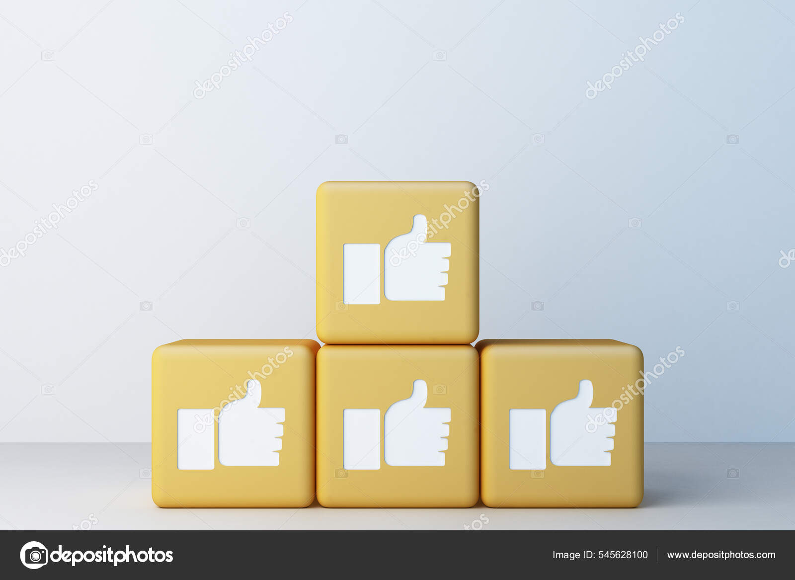Yellow Icon Box White Background Rendering — Stock Photo © phiwath.j ...