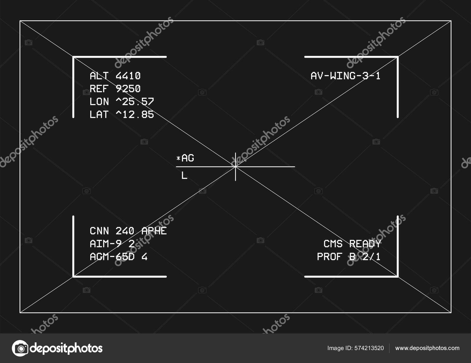 Interface Fictional Combat Uav Thermal Imager Modern Ucav Control ...