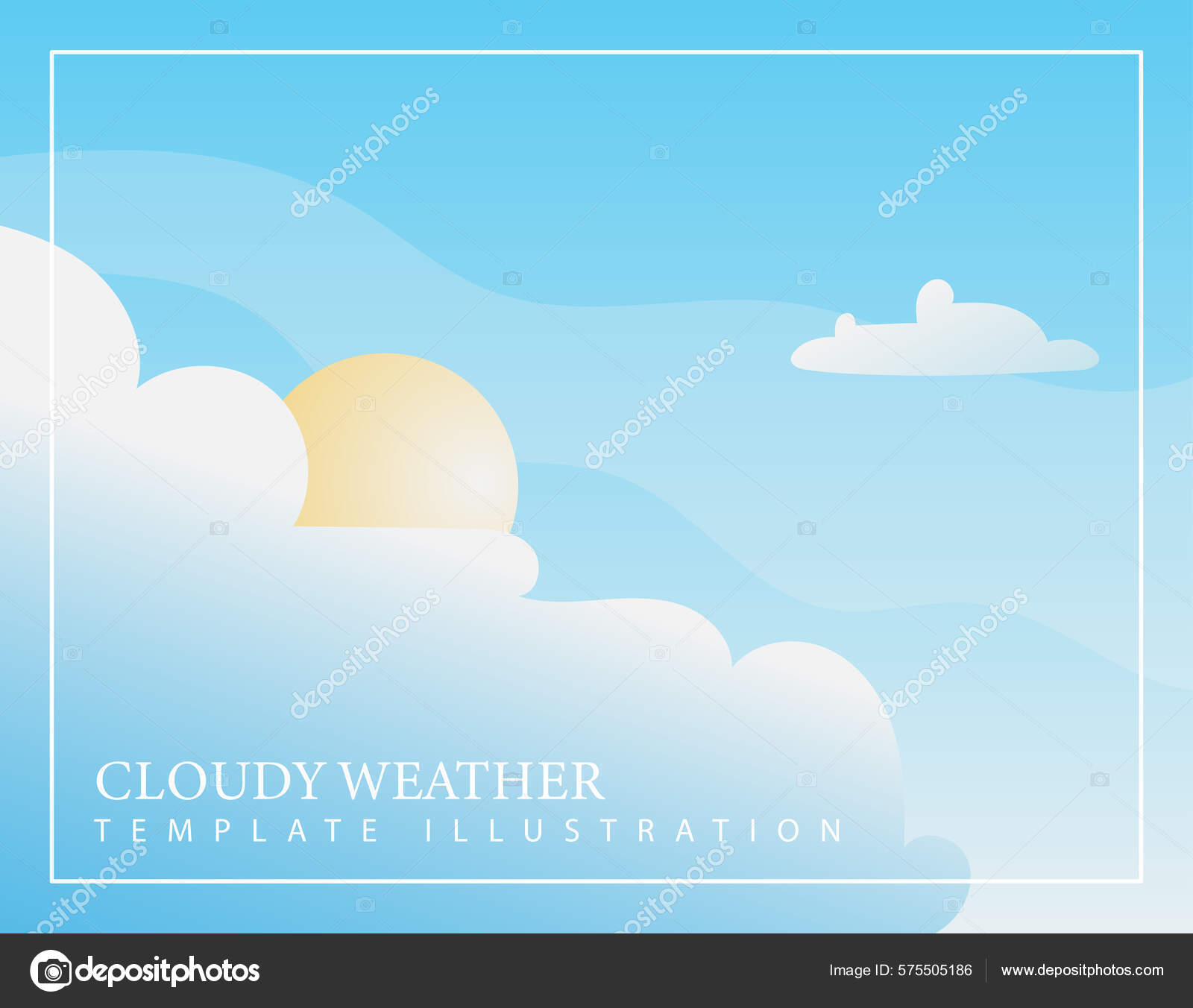 Desenho De Dia Nublado