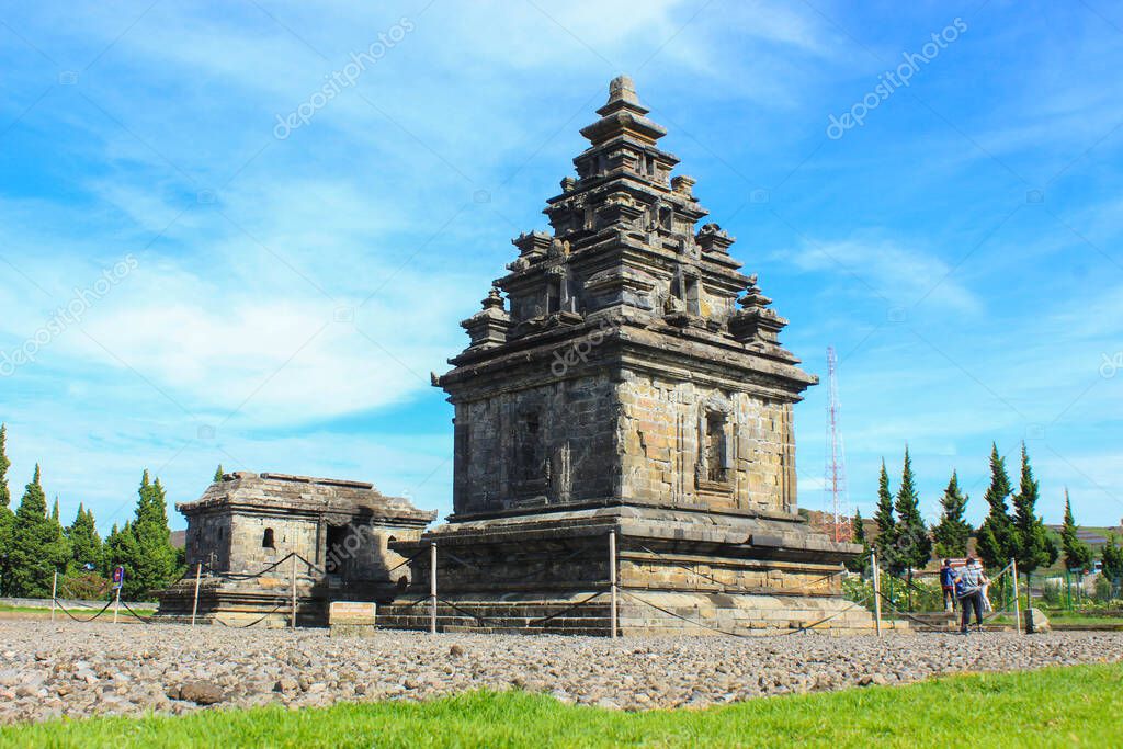 Wonosobo, Indonesia - Junio 2020: Los turistas locales visitan el ...
