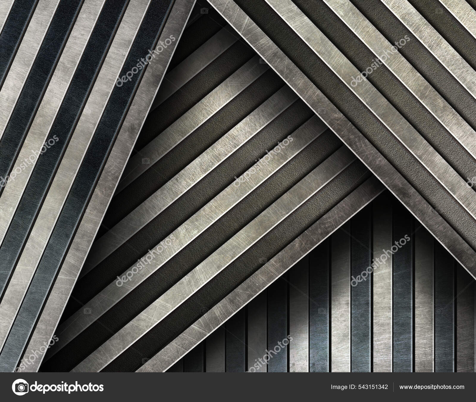Striped Abstract Metallic Background Stock Photo by ©bestpixwork 543151342