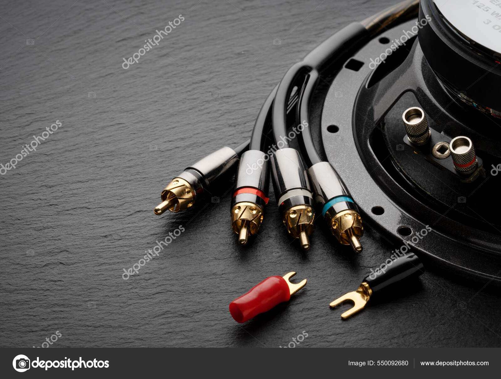 Acoustic Speaker Connectors Electrical Plugs Speaker Wires Connectors ...