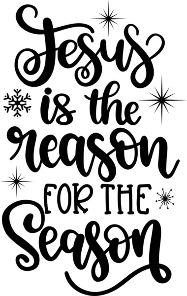 Jesus Is The Reason For The Season 2 Vector, Santa Vector, Merry ...
