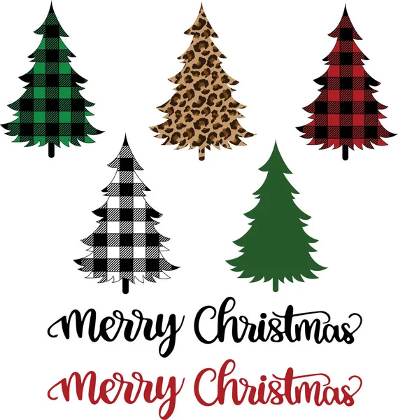 trees christmas 1 Vector, Santa Vector, Merry Christmas Vector, Holiday ...