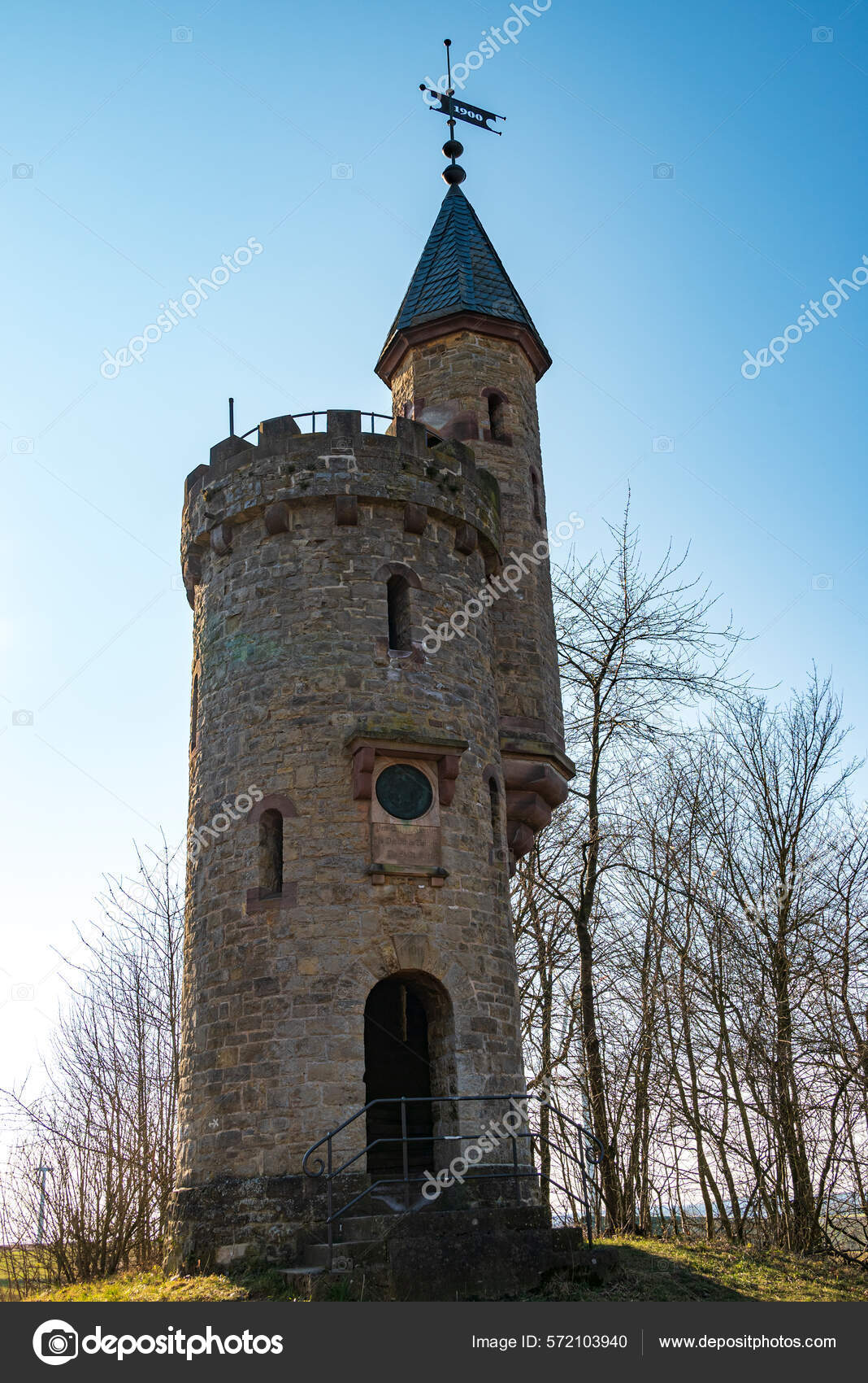 Bismarckturm Bismarck Tower Ziegenberg Hill Hxter Small Fairytale ...