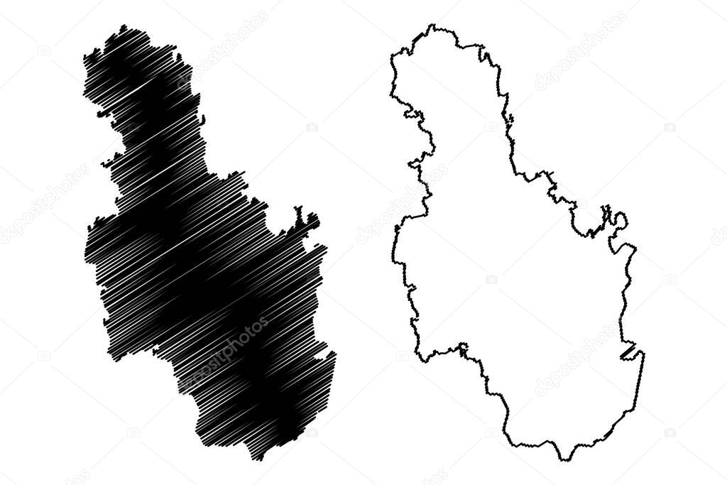 Ramanagara district (Karnataka State, Republic of India, Bangalore ...