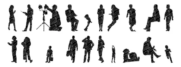 Drawing Of A Man Standing Sideways