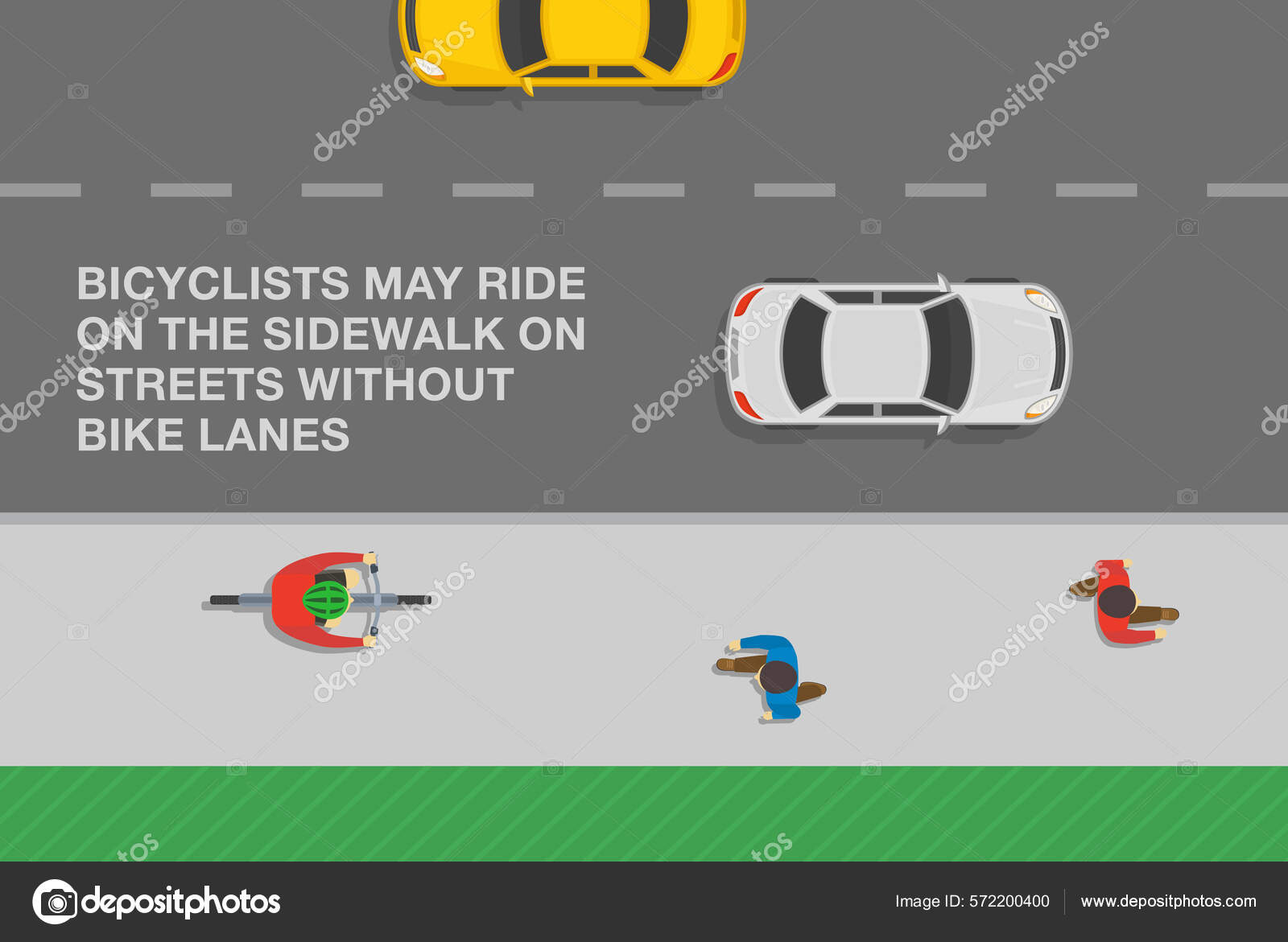 Safe Bicycle Riding Traffic Regulation Rules Bicyclists May Ride ...