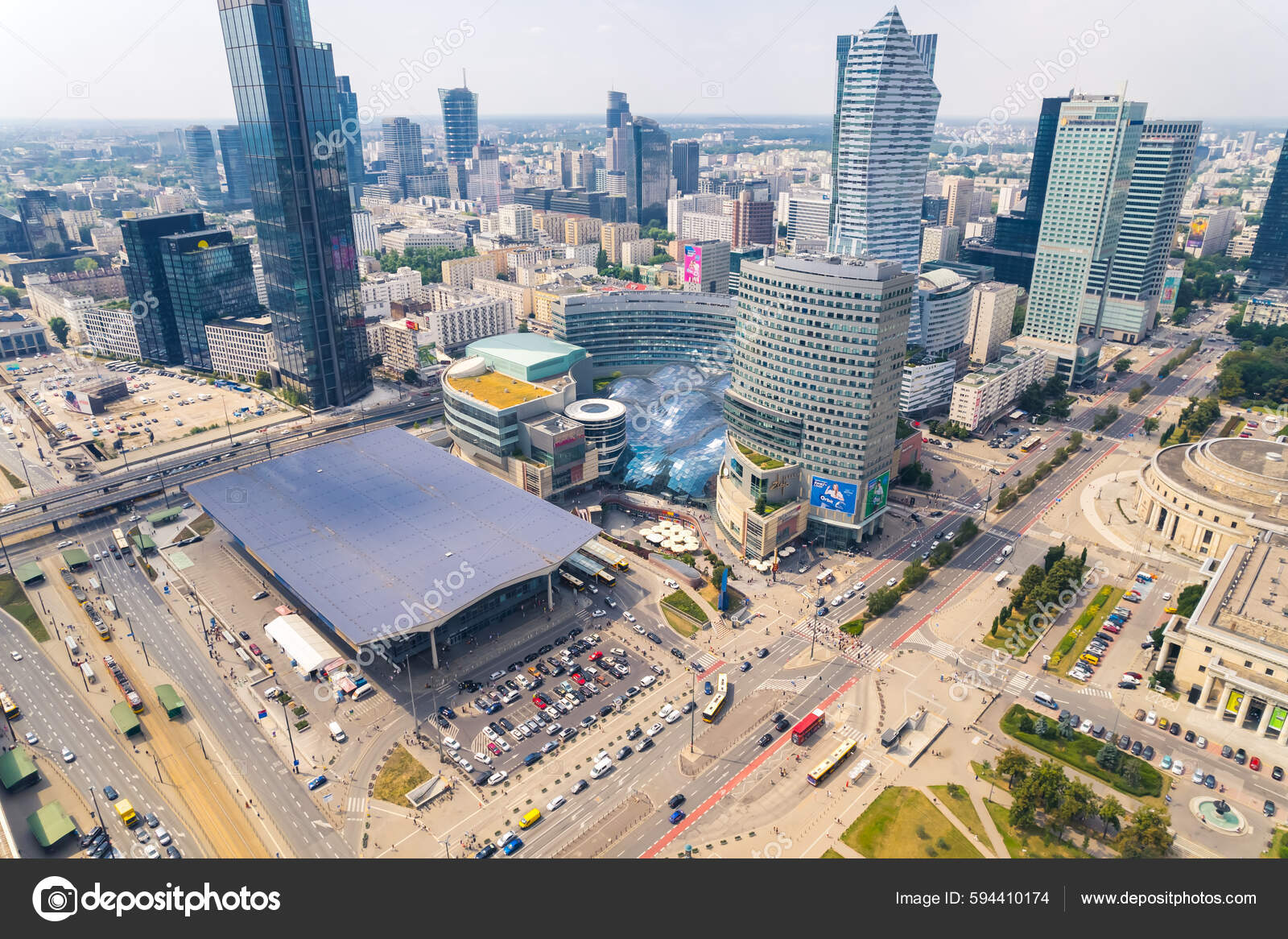 2022 Warsaw Poland Summer Holidays Destination Concept Warsaw Central ...