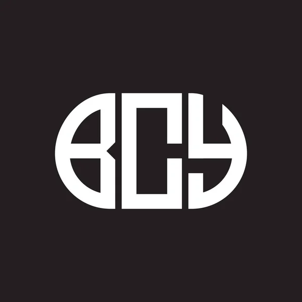 Dise o del logotipo de la letra BCY sobre fondo negro. BCY 2024