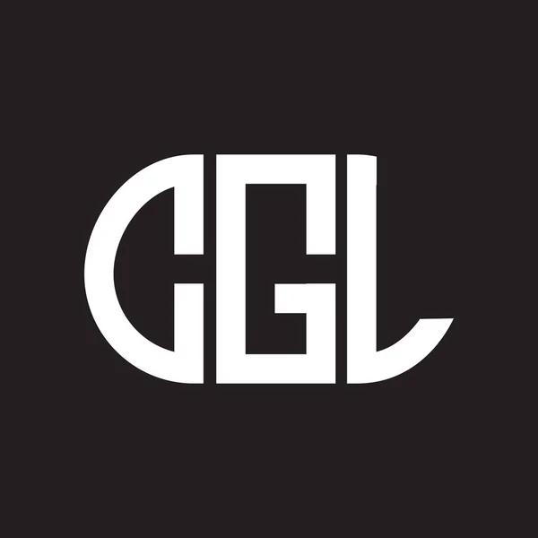 Dise o del logotipo de la letra CGL sobre fondo negro. CGL iniciales ...