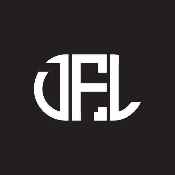 Dise o del logotipo de la letra DFL sobre fondo negro. DFL iniciales ...