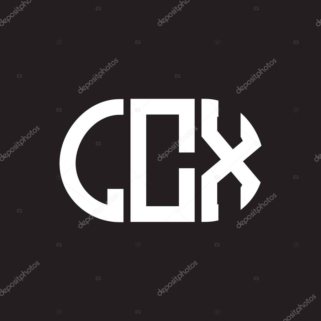 Dise o del logotipo de la letra LCX sobre fondo negro. LCX iniciales creativas letra logo ...