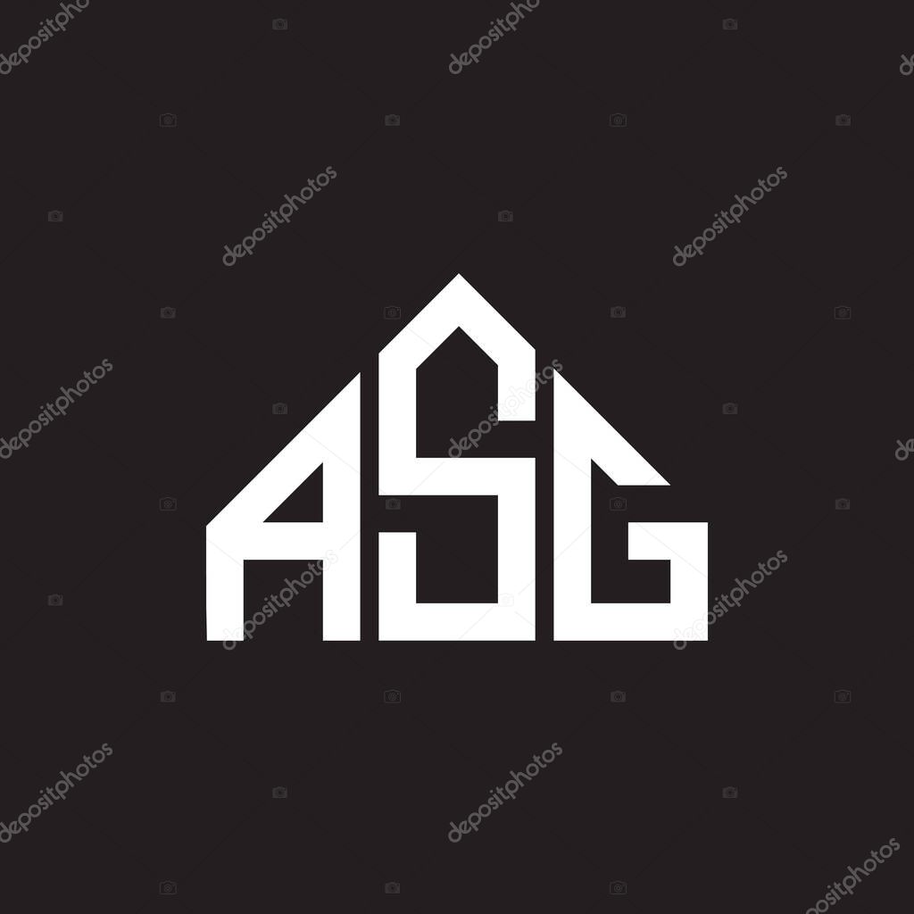 Diseño del logotipo de la letra ASg. ASg monograma iniciales letra logo ...