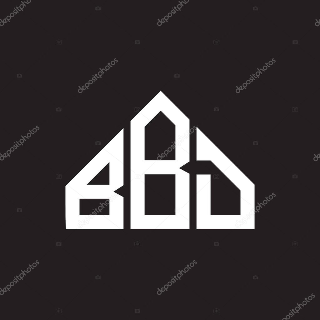 Diseño del logotipo de la letra BBD. BBD monograma iniciales letra logo ...