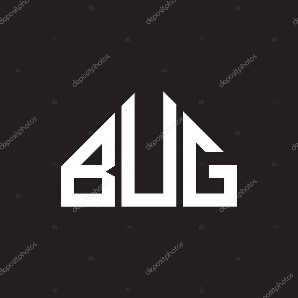 Diseño del logotipo de la letra Bug. Bug monograma iniciales letra logo ...