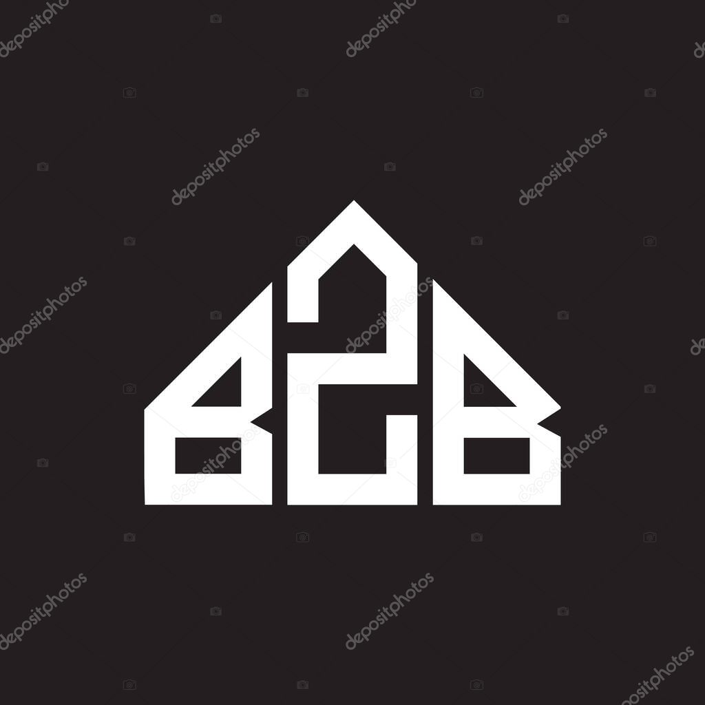 Diseño del logotipo de la letra BZB. BZB monograma iniciales letra logo ...