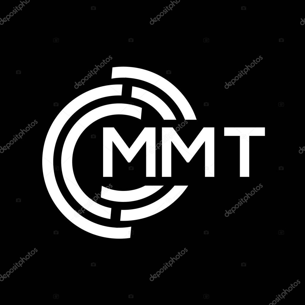 Diseño del logotipo de la letra MMT. MMT monograma iniciales letra logo ...