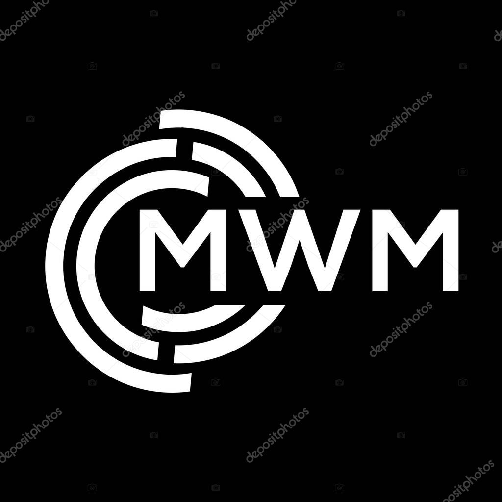 Diseño del logotipo de la letra MWM. MWM monograma iniciales letra logotipo concepto. Diseño de ...