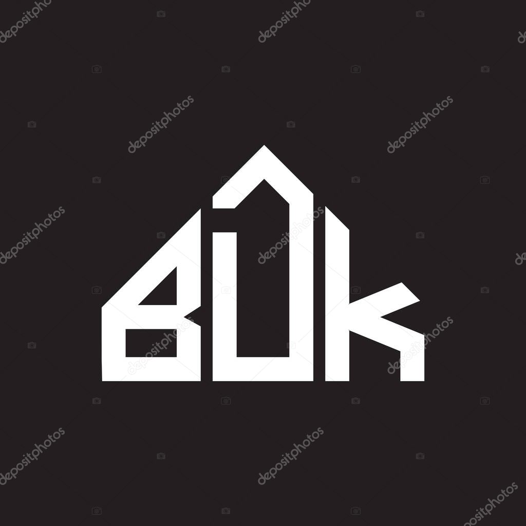 Diseño del logotipo de la letra BDK. BDK monograma iniciales letra logo ...
