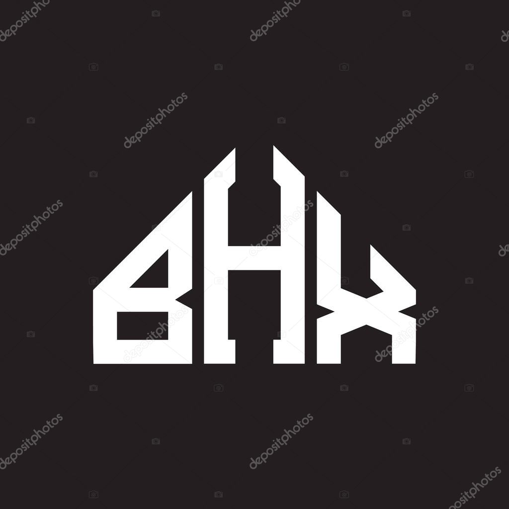 Diseño del logotipo de la letra BHX. BHX monograma iniciales letra logo ...