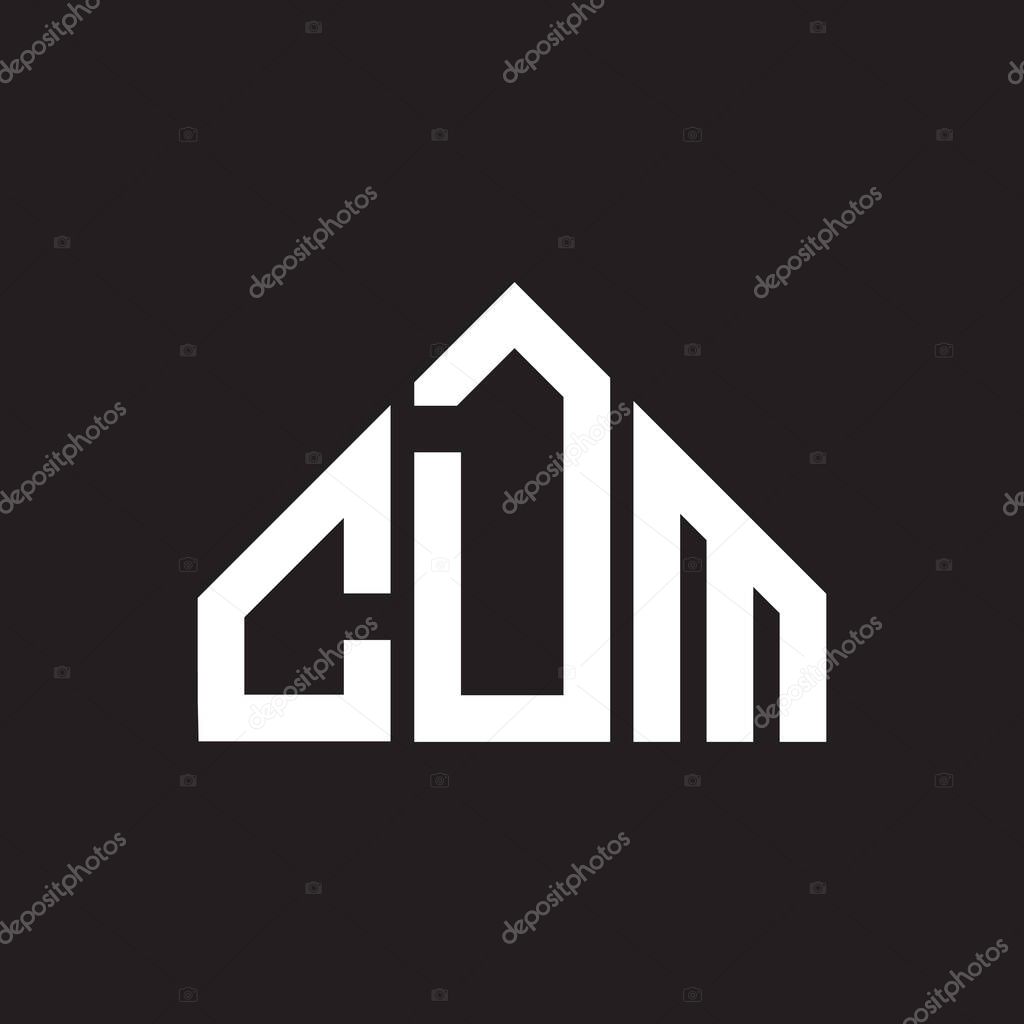 Diseño del logotipo de la letra CDM. CDM monograma iniciales letra logo ...