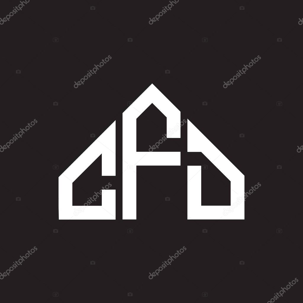 Dise o del logotipo de la letra CFD. CFD monograma iniciales letra logo concepto. Dise o de ...