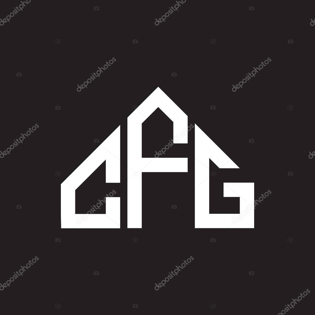 Diseño del logotipo de la letra CFG. CFG monograma iniciales letra logo ...