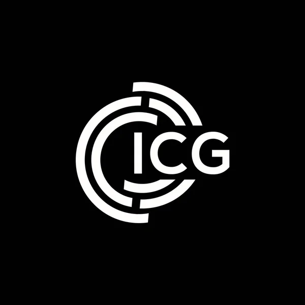 Icg letter imágenes de stock de arte vectorial | Depositphotos
