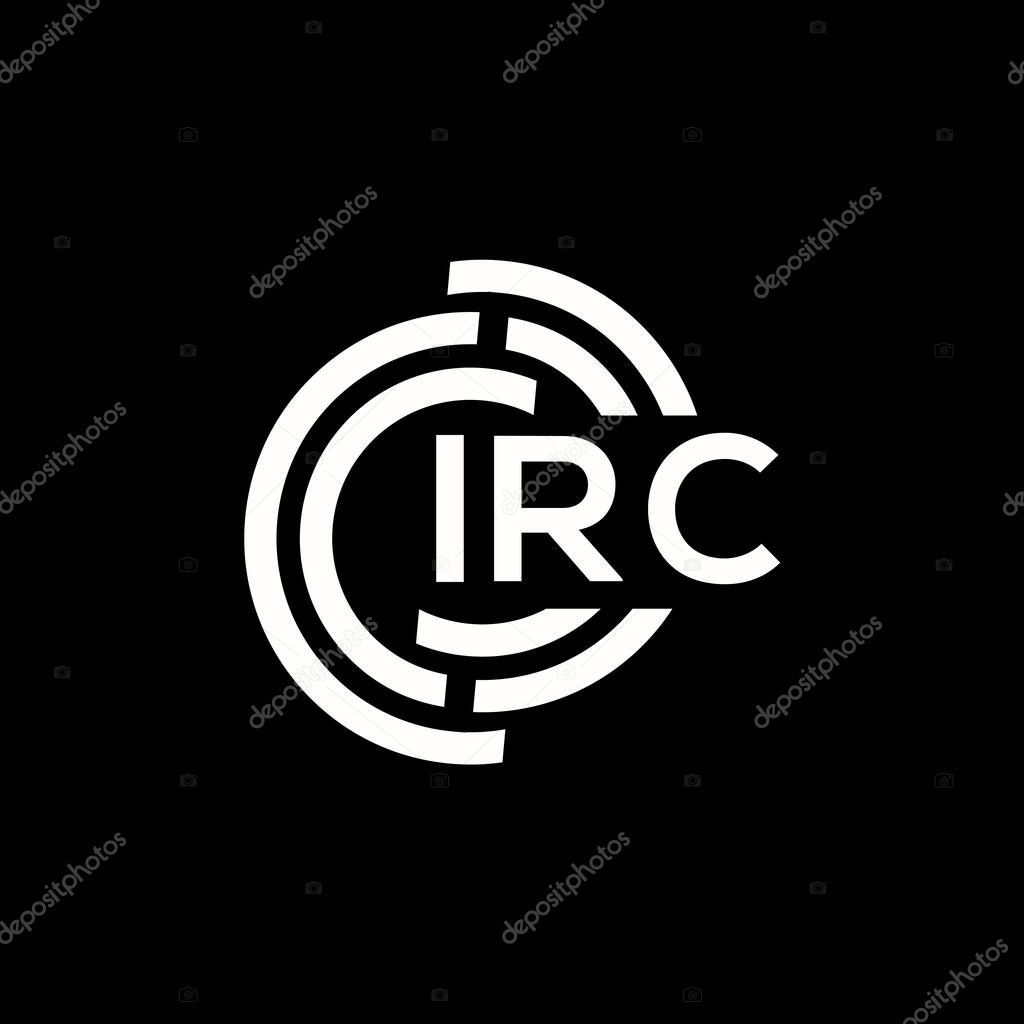 Diseño del logotipo de la letra IRC. IRC monograma iniciales letra logo ...