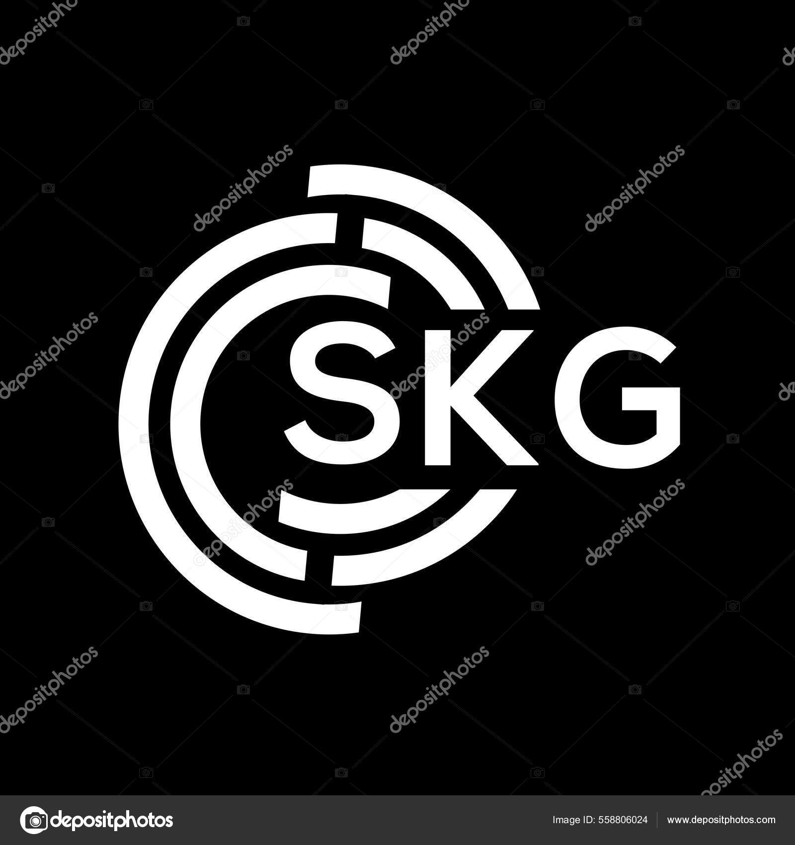 Skg Letter Logo Design Skg Monogram Initials Letter Logo Concept Stock ...