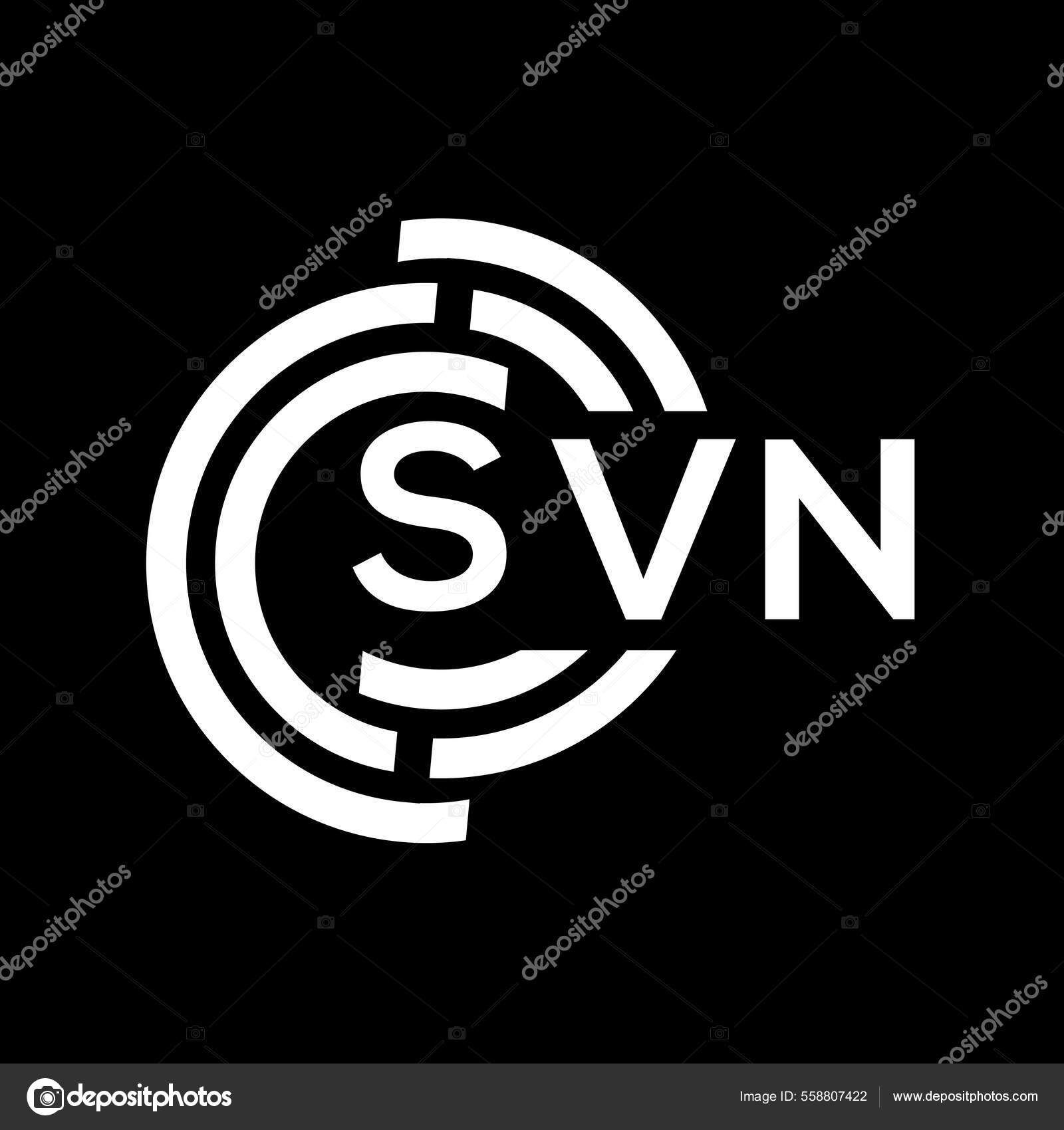 Svn Letter Logo Design Svn Monogram Initials Letter Logo Concept Stock ...