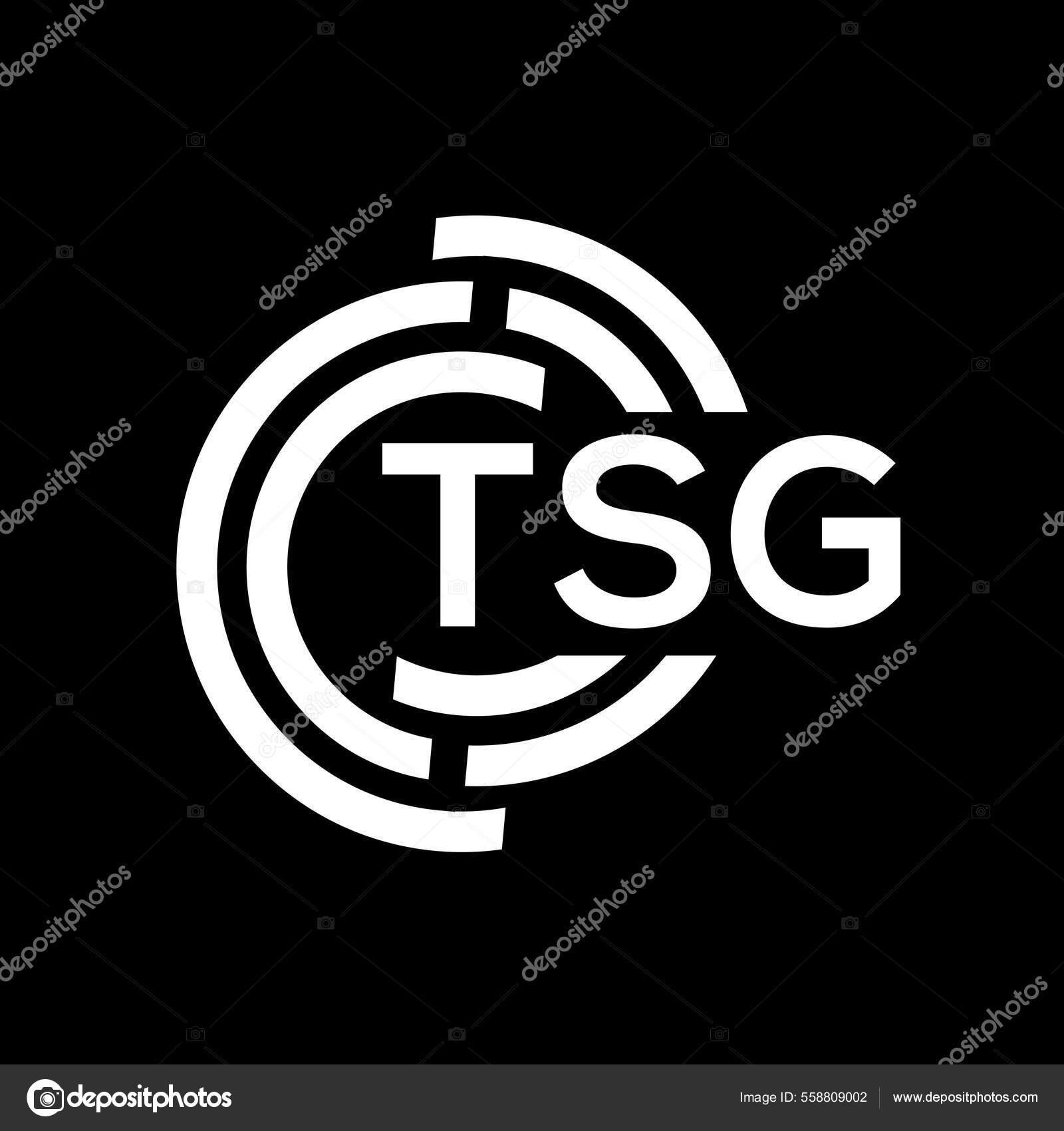 Tsg Letter Logo Design Tsg Monogram Initials Letter Logo Concept Stock ...