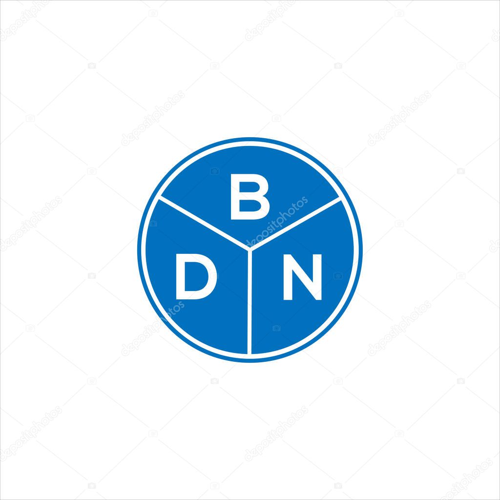 Diseño del logotipo de la letra BDN. BDN monograma iniciales letra logo ...
