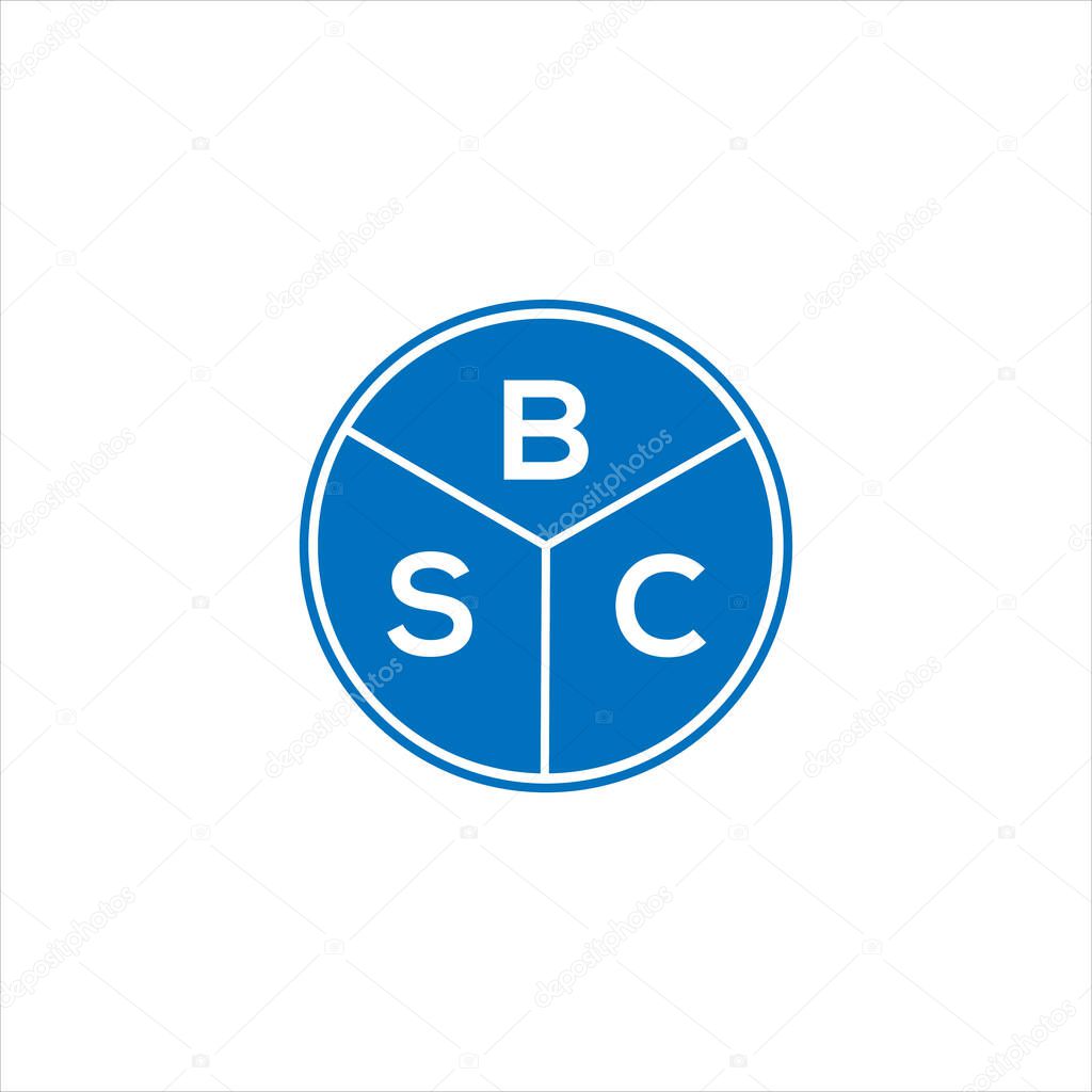 Diseño del logotipo de la letra BSC. BSC monograma iniciales letra logo ...