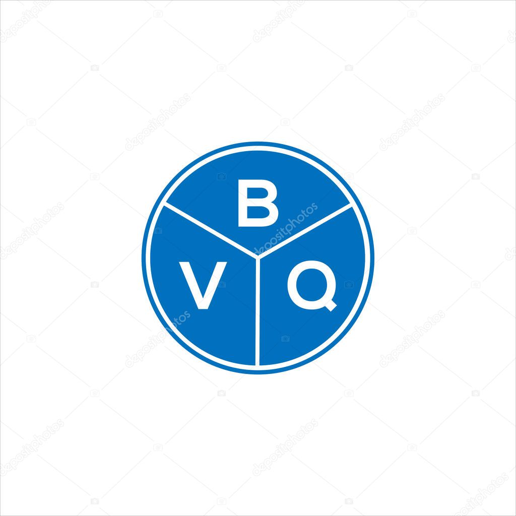 Diseño del logotipo de la letra BVQ. BVQ monograma iniciales letra logo ...