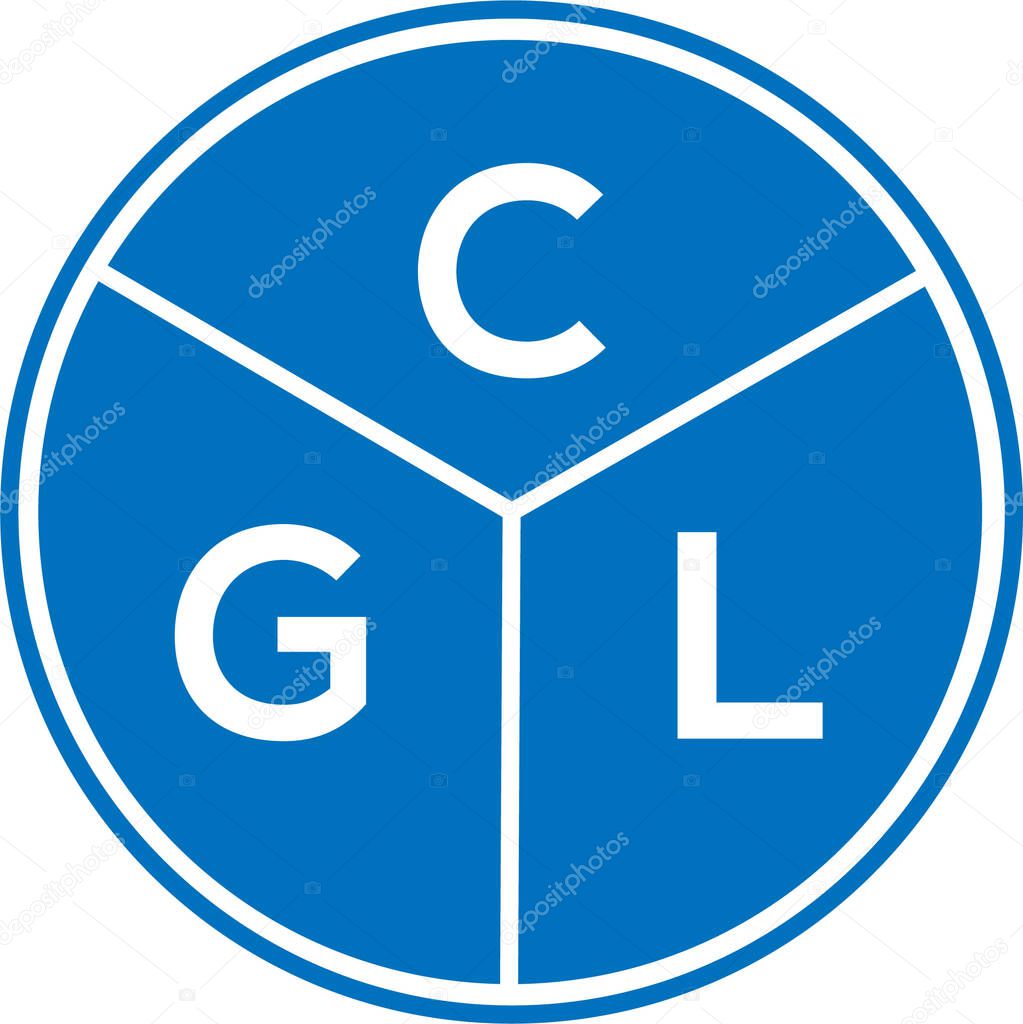 Diseño del logotipo de la letra CGL. CGL monograma iniciales letra logo ...