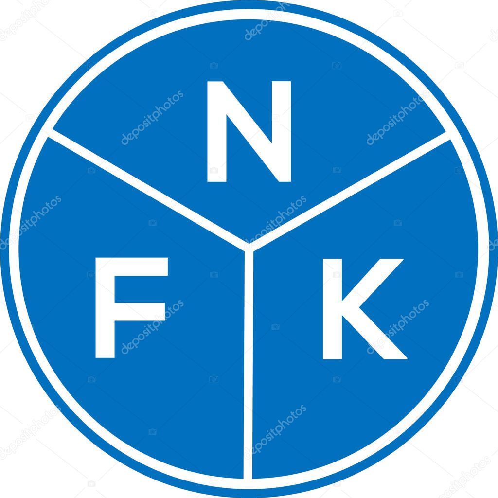 Dise o del logotipo de la letra NFJ sobre fondo blanco. NFJ iniciales creativas letra logo ...